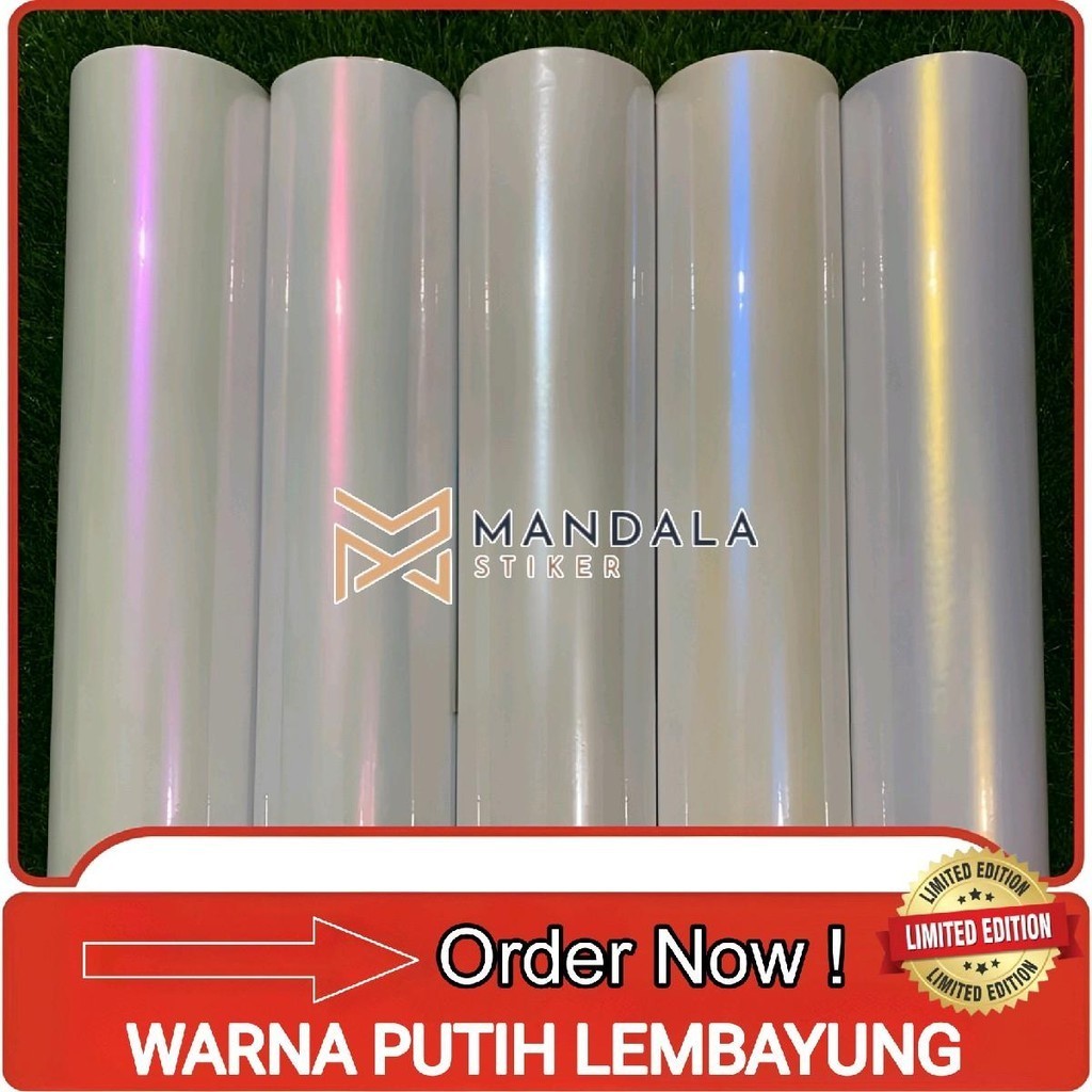 Jual stiker scotlite putih lembayung white bunglon mutiara merek ...