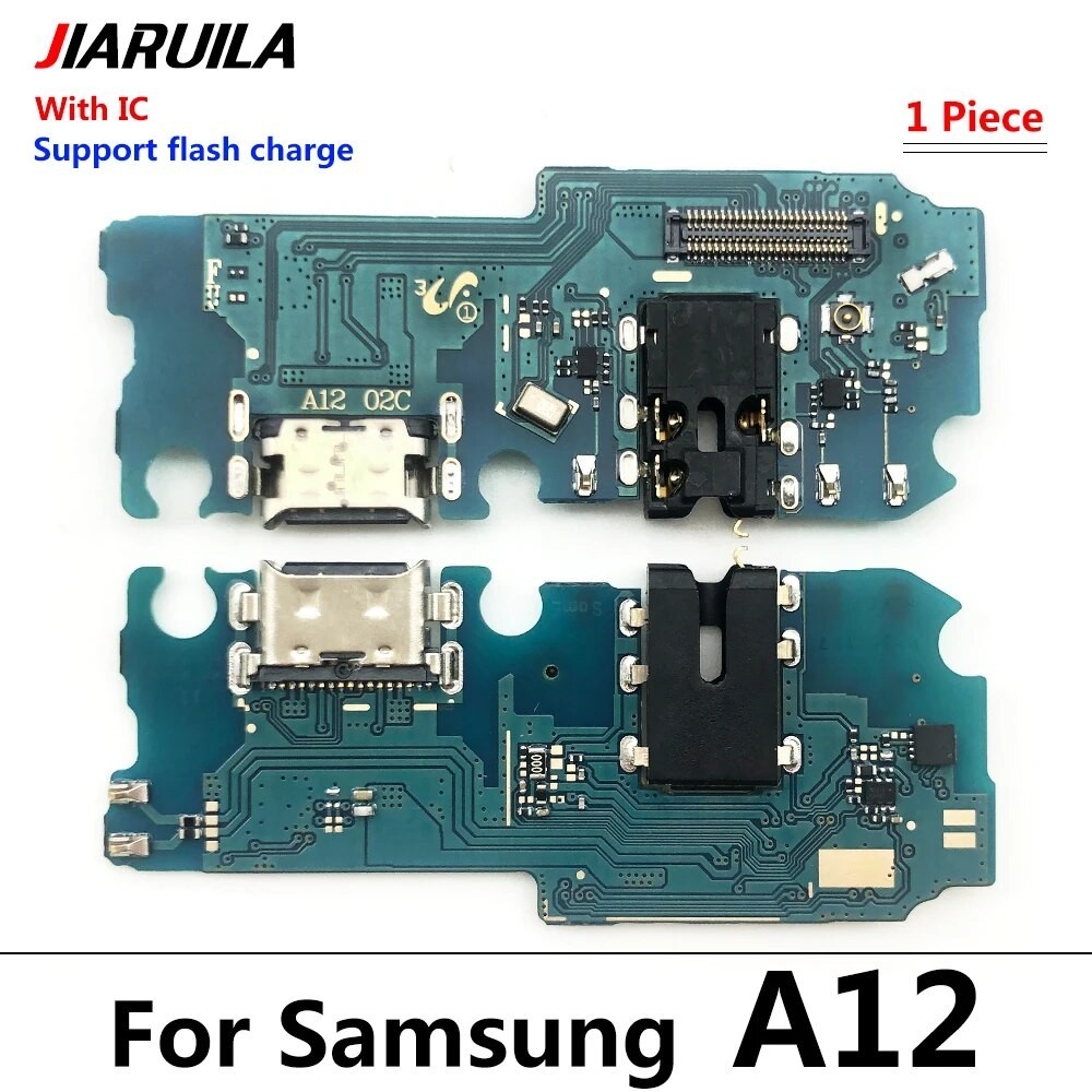 Jual Dock Connector USB Charger Charging Board Port Flex Cable For Samsung A02 A12 A02s A03s A03 ...