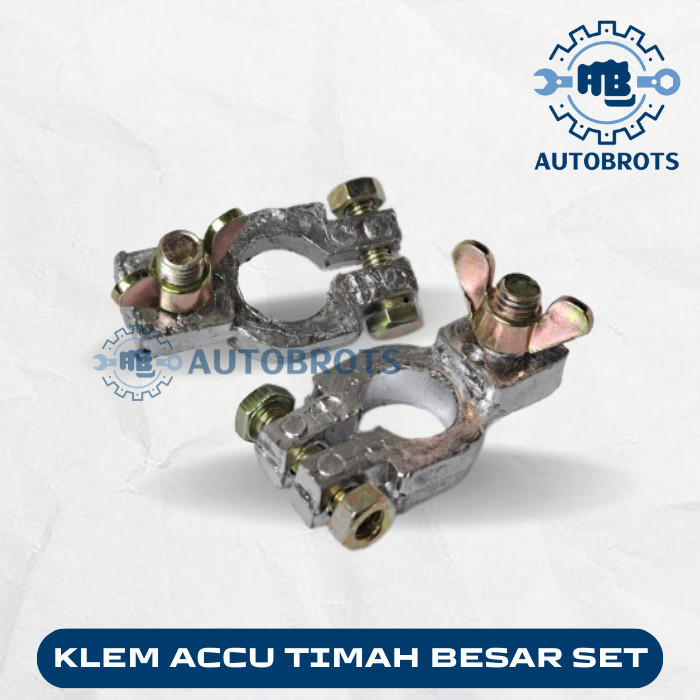 Jual Klem Accu Timah Besar / Terminal Kepala Aki Mobil Harga Set ...
