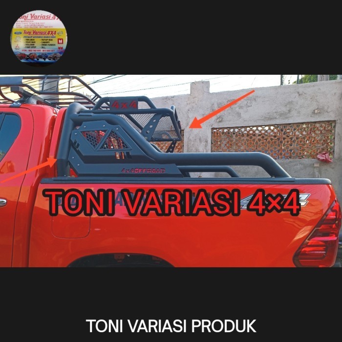 Jual Rollbar Roll Bar 4×4 Offroad Komplit Rack Double Cabin Hilux ...