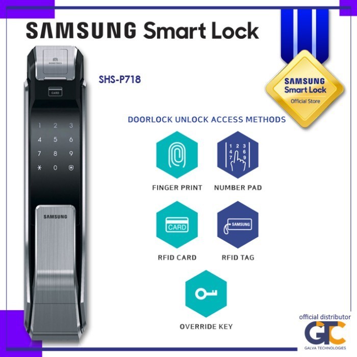 Jual Samsung Smart Lock SHS-P718 / Kunci Digital | Shopee Indonesia