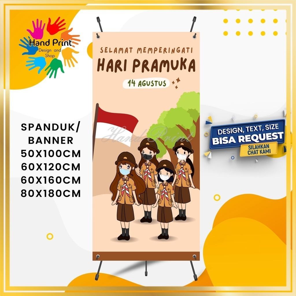 Jual SPANDUK / BANNER Camping Pramuka Jambore Kembali Ke Alam D MMT ...
