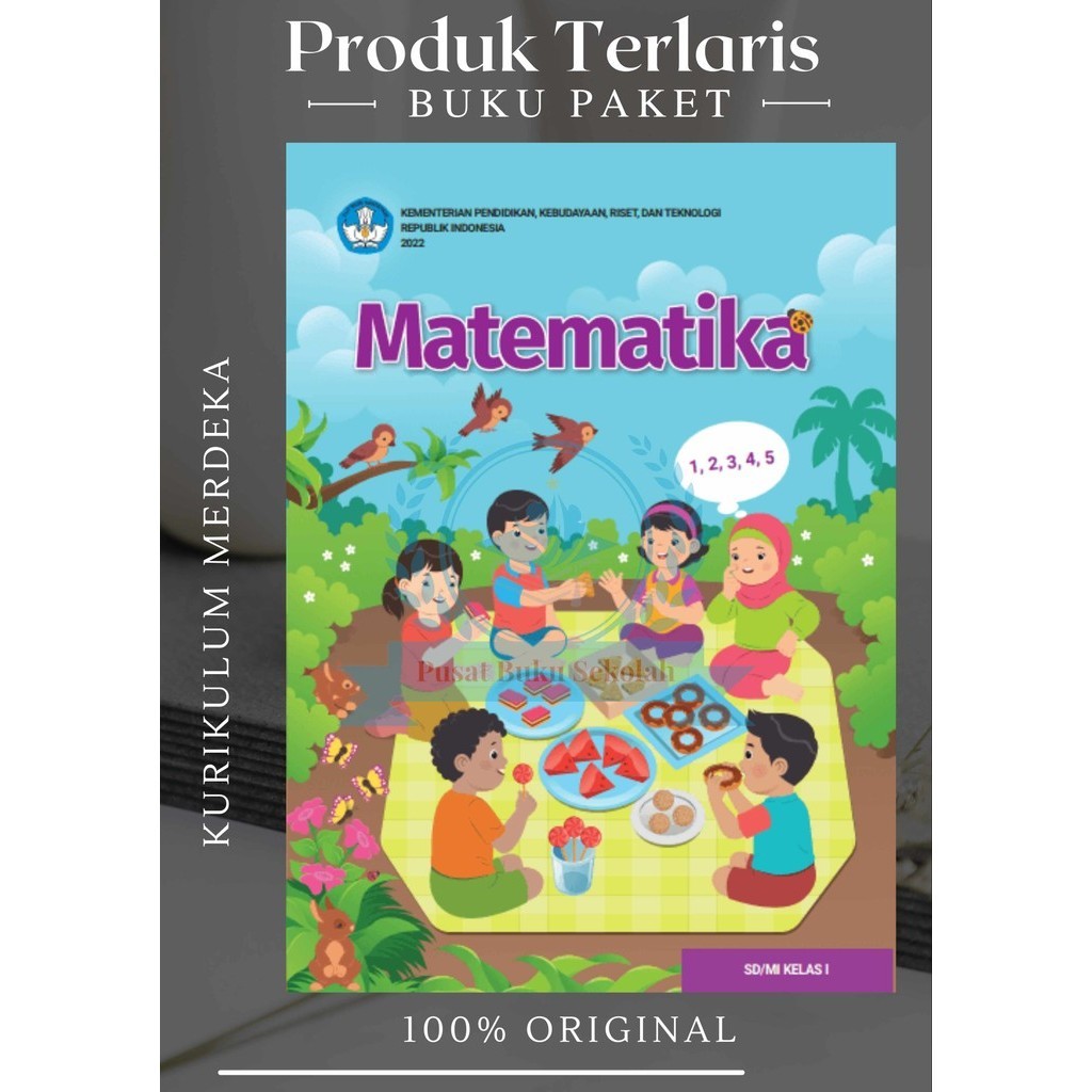 Jual Buku Paket Siswa Matematika Kelas 1 SD Kurikulum Merdeka Terbaru ...