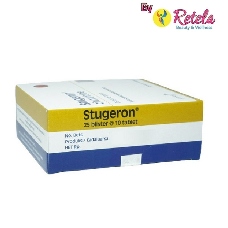 Jual STUGERON 25MG 1 STRIP 10 TABLET | Shopee Indonesia