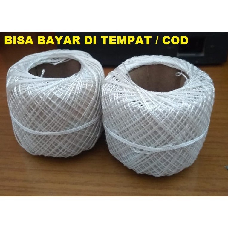 Jual BENANG TUKANG BENANG NILON TALI SOL PUTIH KECIL BANGUNAN | Shopee ...