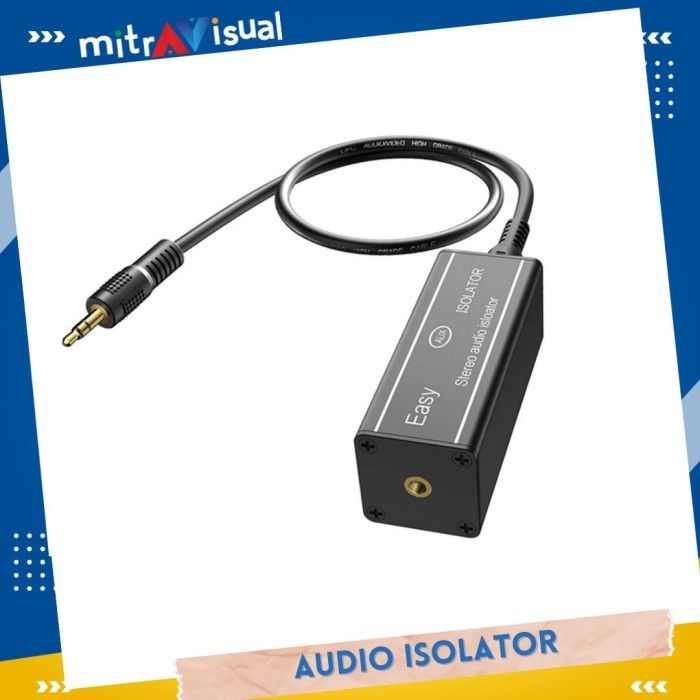 Jual Stereo 35 Audio Isolator Eliminates Noise Current Sound Filter ...