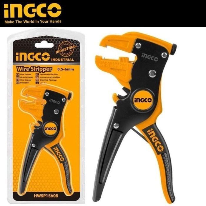 Jual INGCO Industrial Tang Potong dan Kupas Kabel Wire Stripper 0.5 ...
