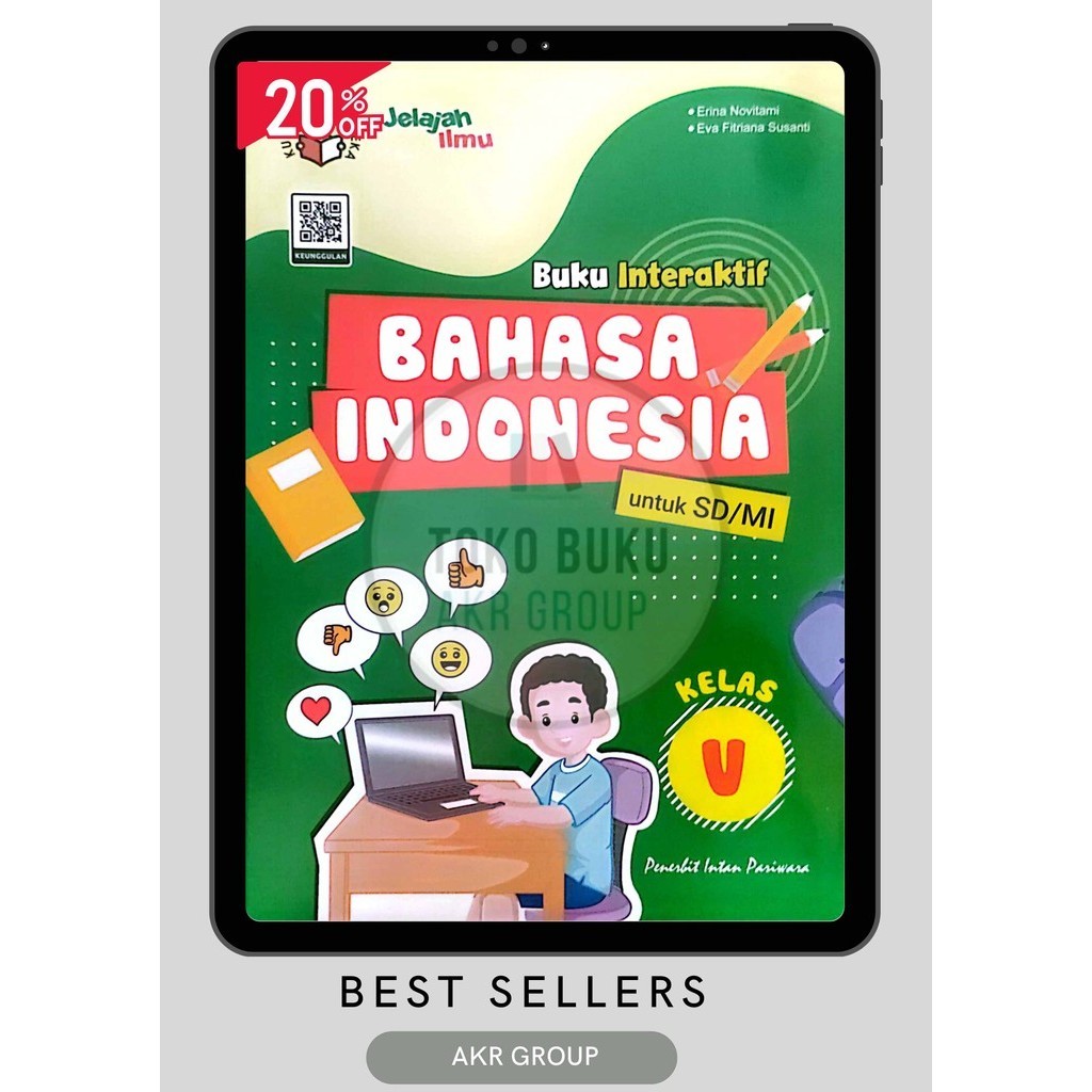 Jual Buku Interaktif Bahasa Indonesia SD Kelas 5 Kurikulum Merdeka Intan pariwara Tahun 2024 ...