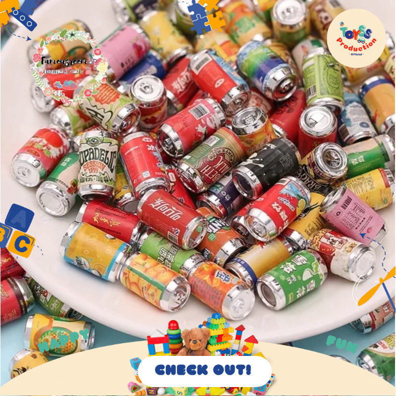 Jual Special Diskon Miniatur Botol Minuman Kaleng - Miniatur Kaleng ...