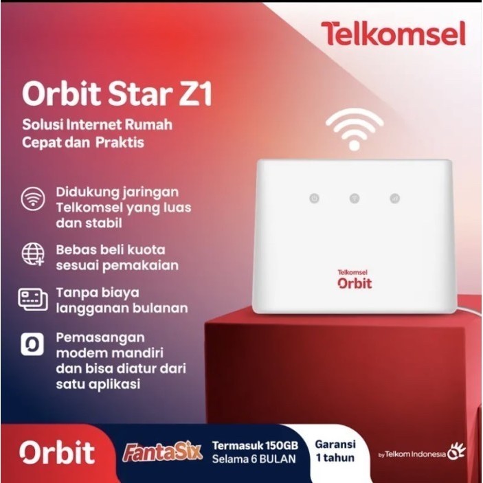 Jual Telkomsel Orbit Star Z1 Modem WiFi 4G HighSpeed | Shopee Indonesia