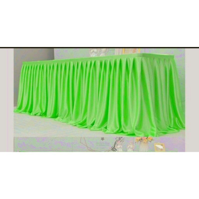 Jual cover meja uk 160 x 70 tinggi 48 cm ful set siap pakai praktis ...