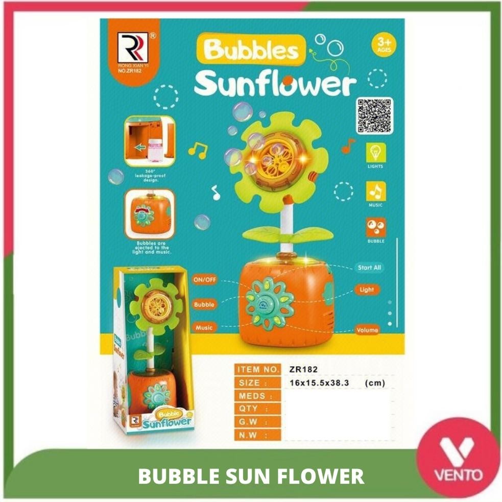 Jual [VENTO TOYS] Mainan Anak Bubble Sun Flower Mainan Bubble Matahari ...