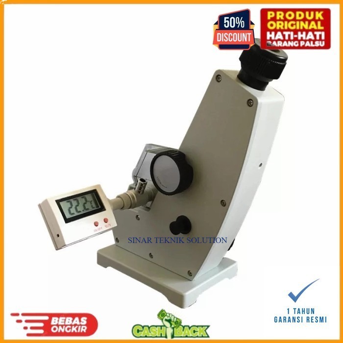 Jual Abbe refractometer 2WAJ monochromatic refractometer digital brix ...