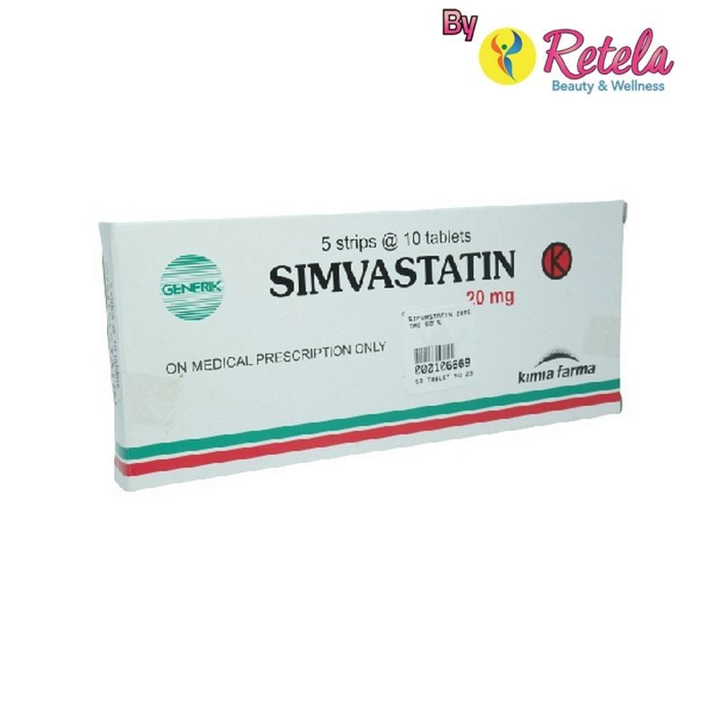 Jual SIMVASTATIN 20MG 1 STRIP 10 TABLET KIMIA FARMA | Shopee Indonesia