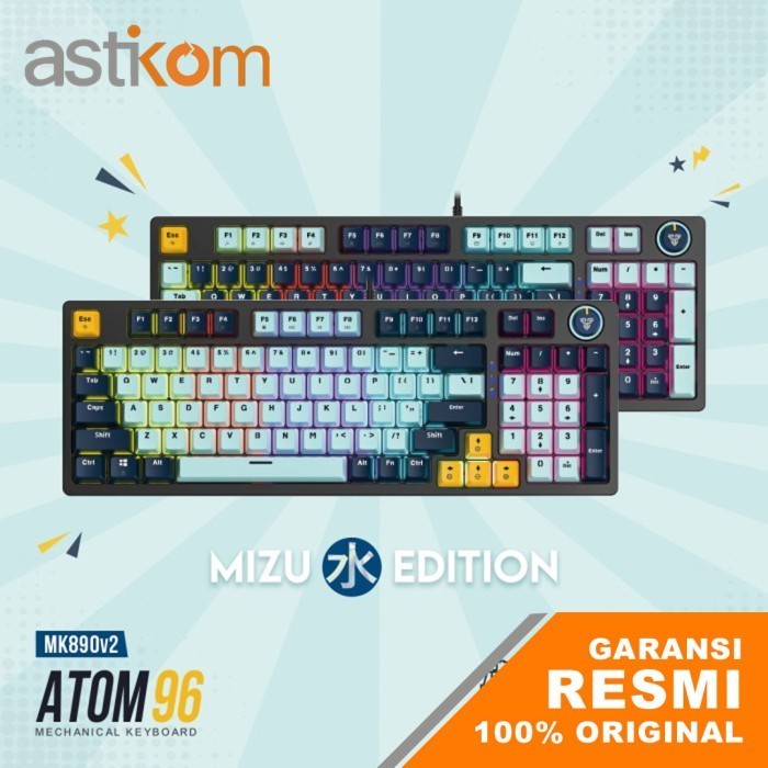 Jual Fantech ATOM 96 MK890 V2 96% RGB Gaming Keyboard ATOM96 V2 ...