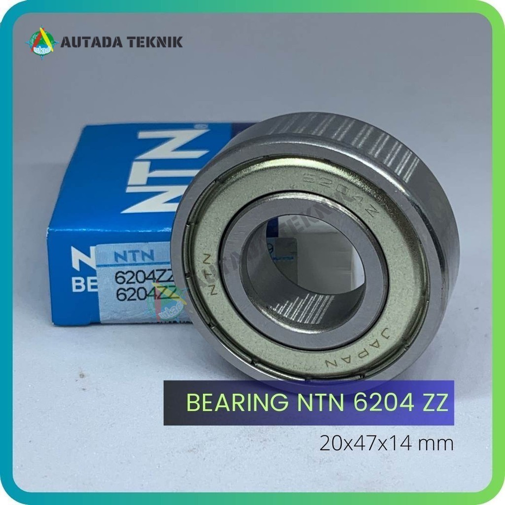 Jual BEARING NTN 6204 ZZ JAPAN BERING TUTUP BESI DUA SISI LAHER KLAHER | Shopee Indonesia