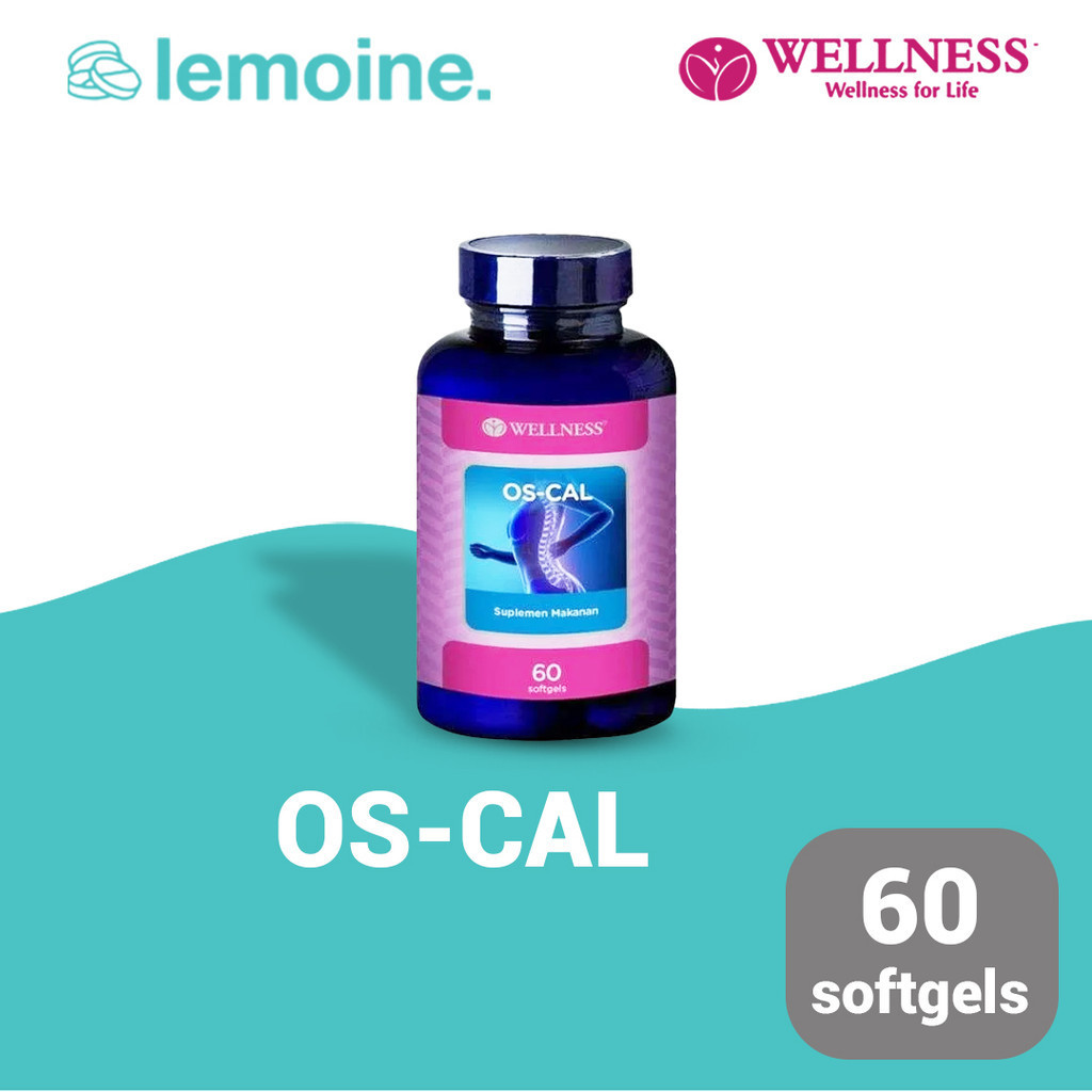 Jual Wellness Os Cal Vitamin Kalsium Tulang, Gigi & Gusi 60 softgels ...
