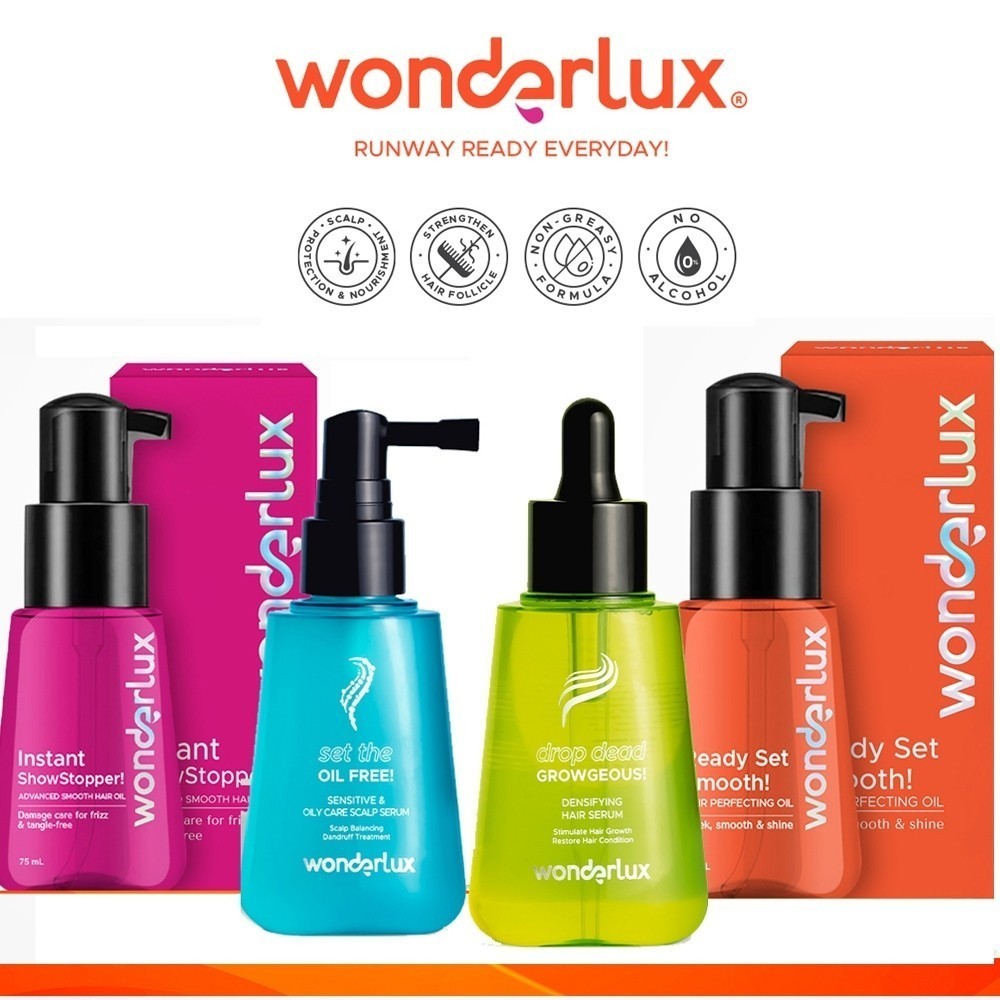 Jual Wonderlux Instant Showstopper Hair Series wonderlux hair oil ...