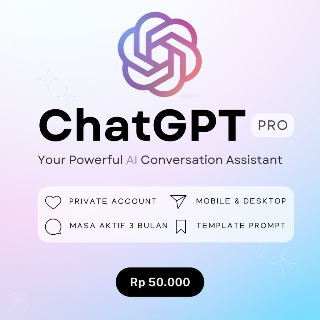 Jual ChatGPT Pro | Aplikasi Asisten Pribadi Berbasis OpenAI GPT-4 ...