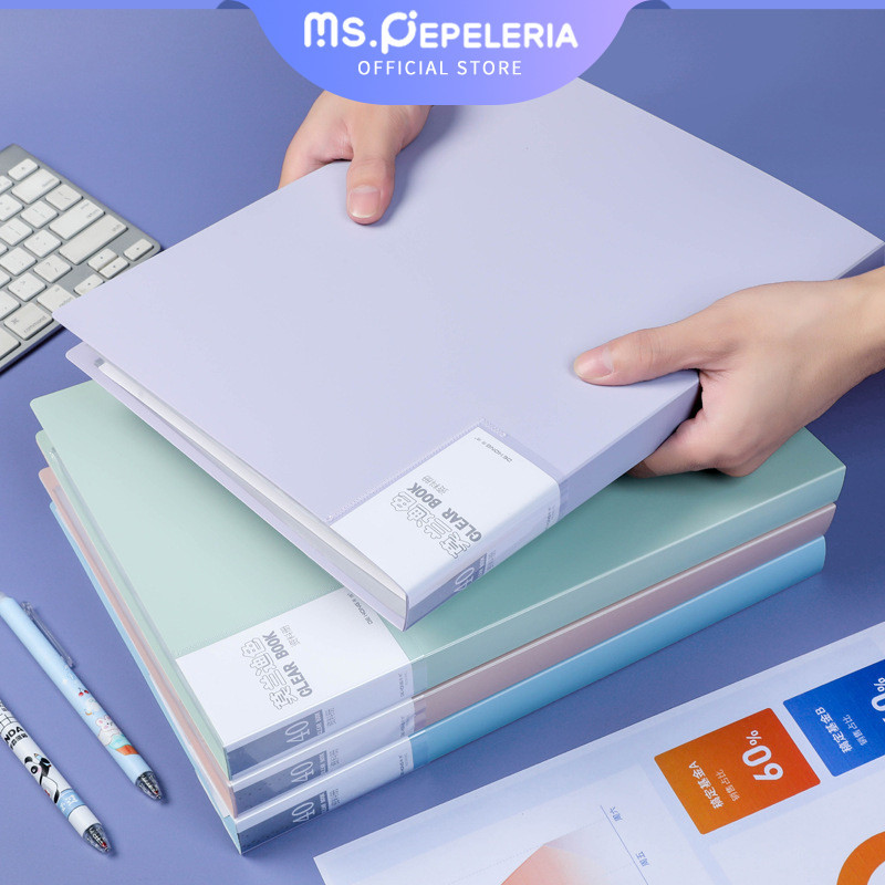 Jual clear Document holder/keeper A4-F4/document keeper/map file A4 20 ...