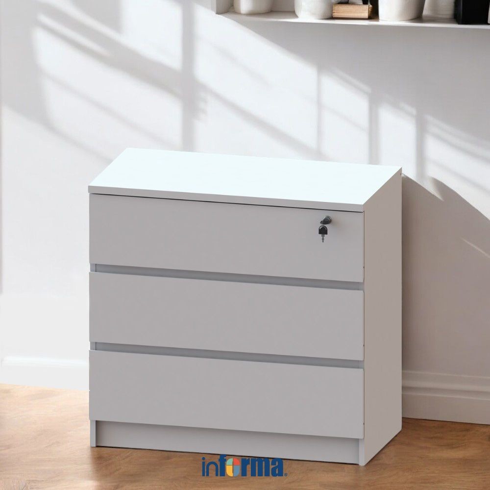 Jual Informa Maxy Laci Penyimpanan 3 Tingkat - Putih Laci Kabinet ...