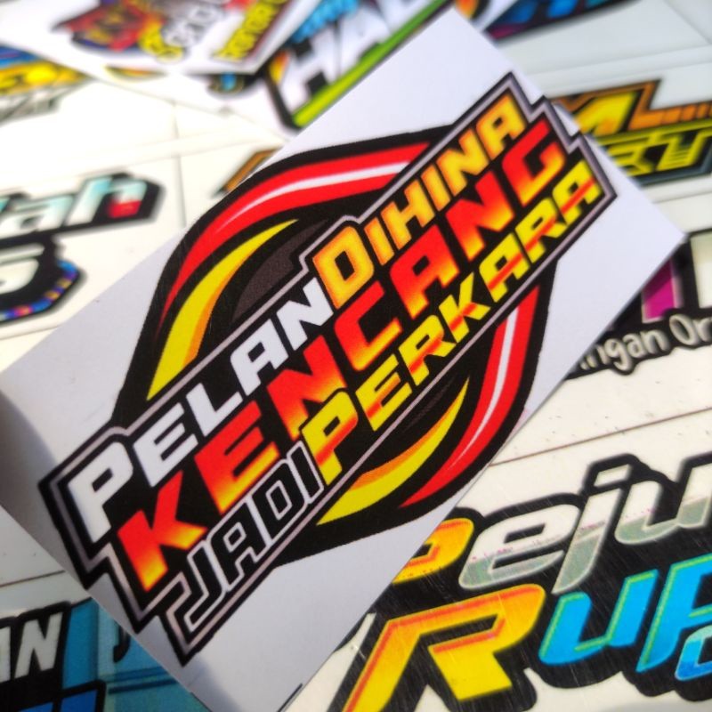 Jual Stiker Pelan dihina kencang jadi perkara | Shopee Indonesia