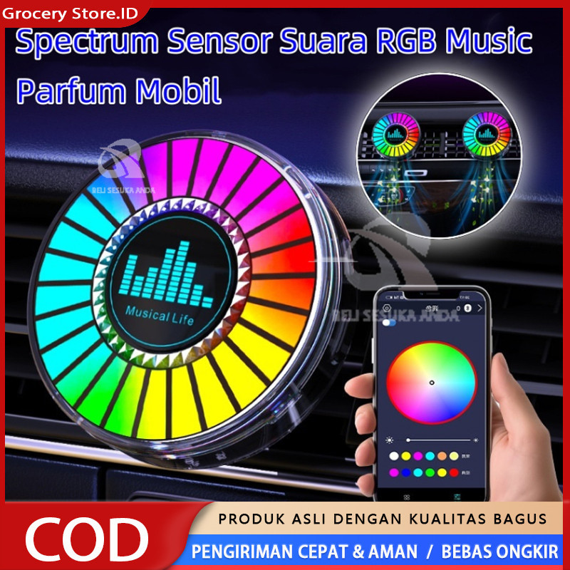 Jual Led Lampu Equalizer Audio PARFUM MOBIL/ MEWAH Lampu LED RGB /Car ...