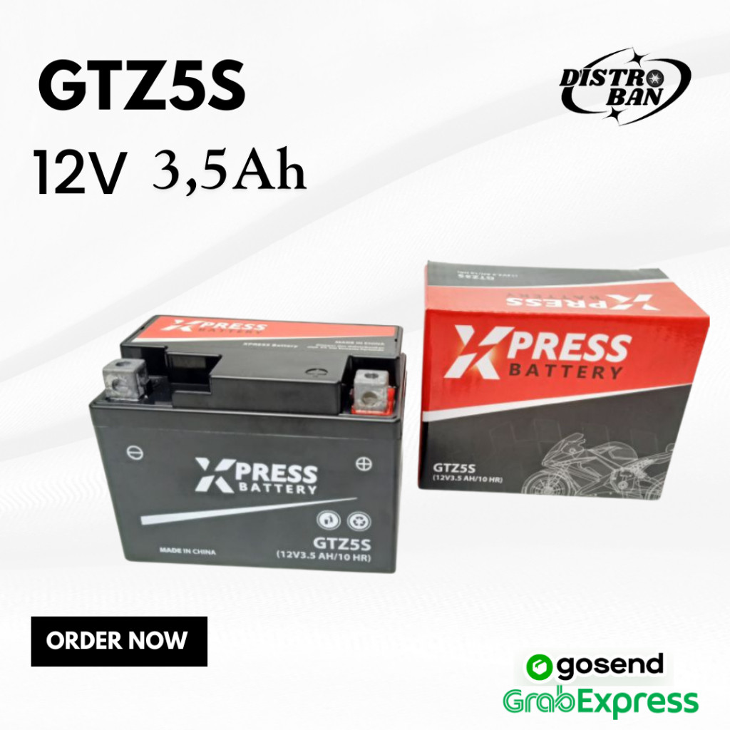 Jual Aki Motor Vario beat Express GTZ5S Accu Mio Soul Xride Revo Supra ...