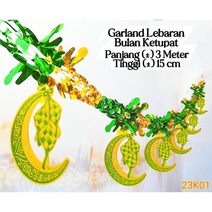 Jual Garland PREMIUM Lebaran Dekorasi Hari Raya Idul Fitri Banner ...