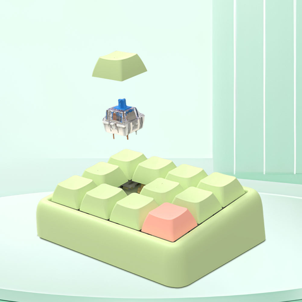 Jual 12 Keys Mechanical Keyboard RGB Programmable Hot Swappable ...