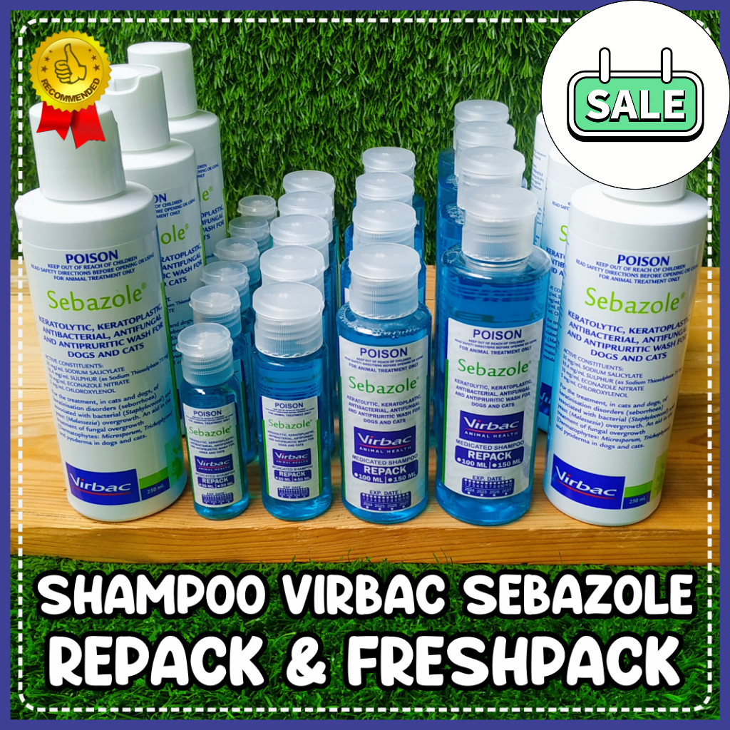 Jual Shampoo Sebazole Anti Jamur Untuk Kucing Dan Anjing Anti fungal ...