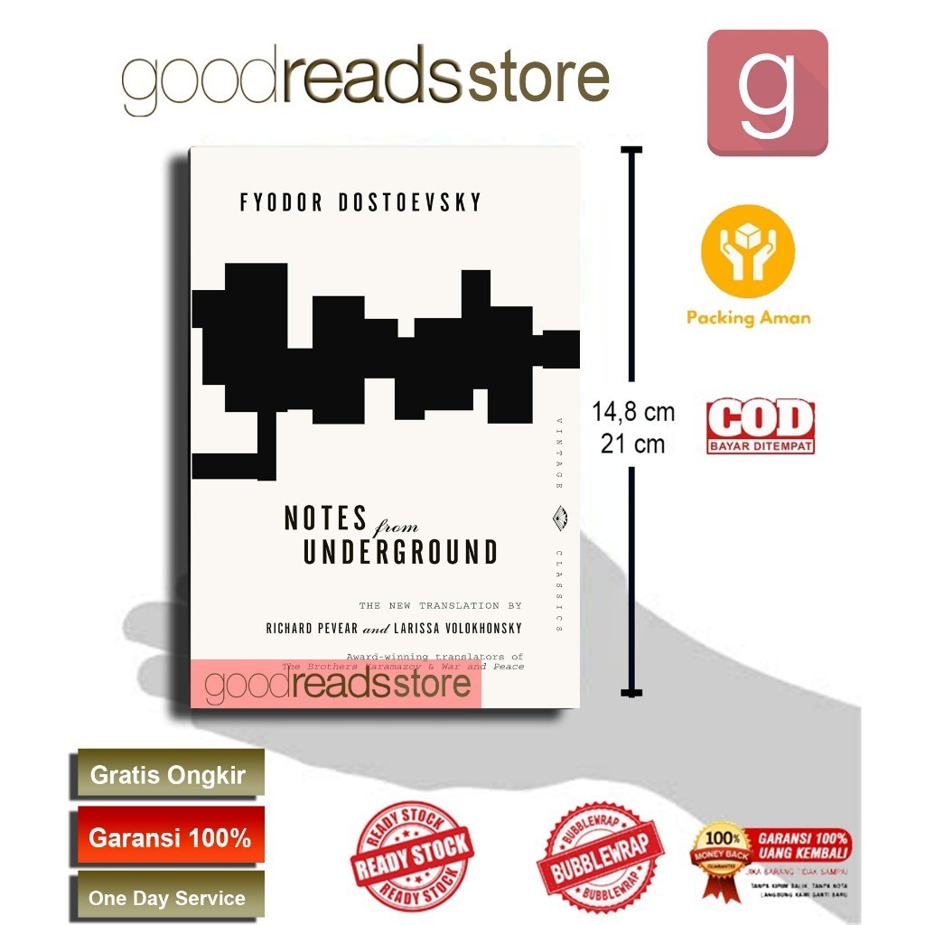 Jual Notes from Underground - Fyodor Dostoevsky (English) | Shopee ...