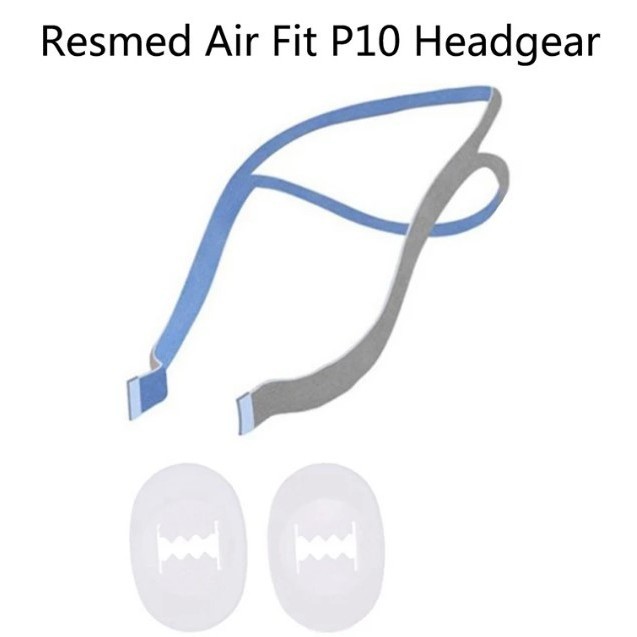 Jual 1 Set Headgear Clips for Resmed AirFitP10 Nasal Pillow CPAP Mask ...