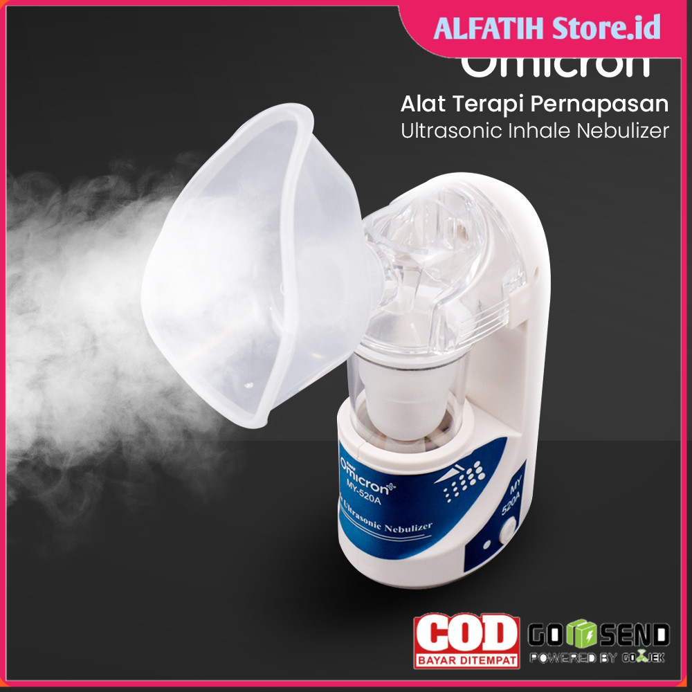 Jual TaffOmicron Alat Terapi Pernapasan Ultrasonic Steam Inhale Nebulizer - MY-520A - White ...