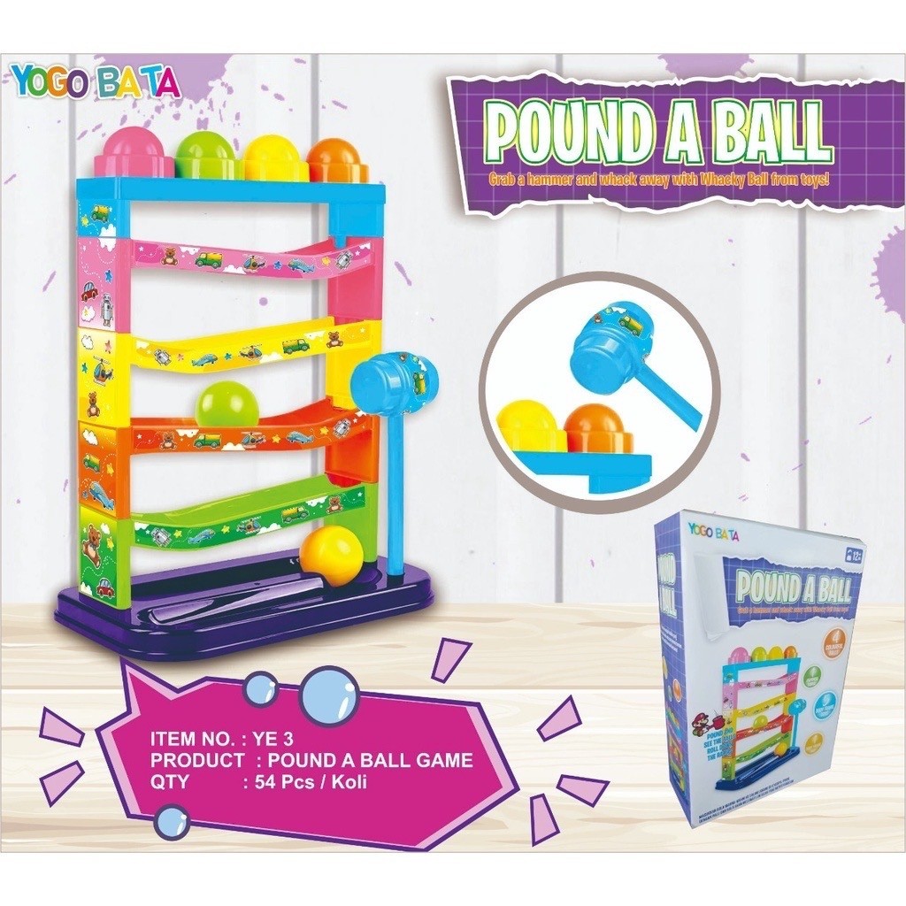 Jual Mainan POUND A BALL / Mainan Edukasi Palu Ketok / Pounding Ball ...
