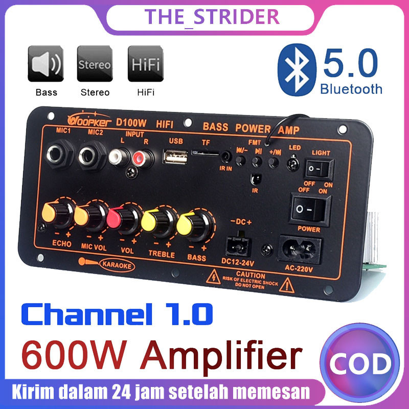 Jual 【 Barang spot】600W Bluetooth Audio Amplifier Bluetooth 5.0 Board ...