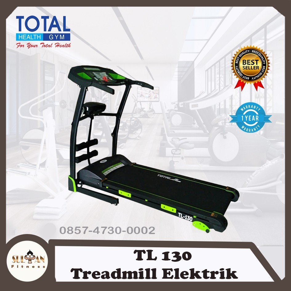 Jual Alat Fitness Makassar Treadmill Elektrik TL 130 2 Hp Alat Olahraga ...