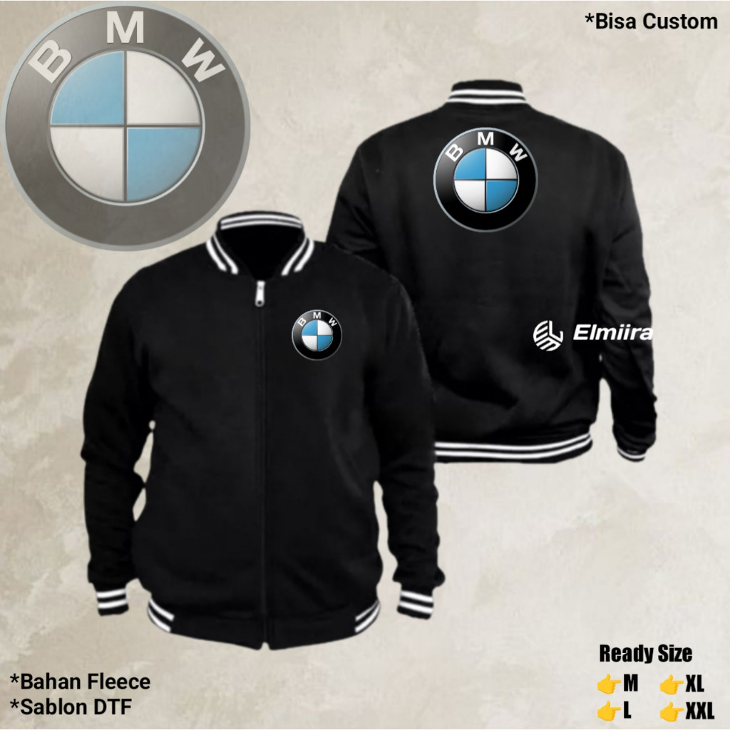 Jual Jaket BMW Varsity Jaket Varsity Custom | Shopee Indonesia