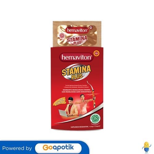 Jual Hemaviton Stamina Plus Strip 5 Kapsul | Shopee Indonesia