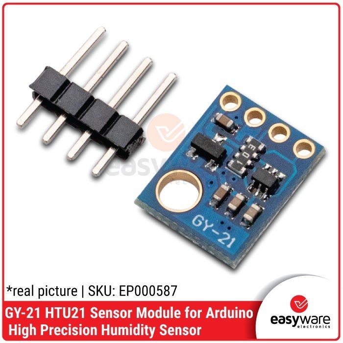 Jual GY-21 Si7021 HTU21 High Precision Humidity Sensor Module I2C ...
