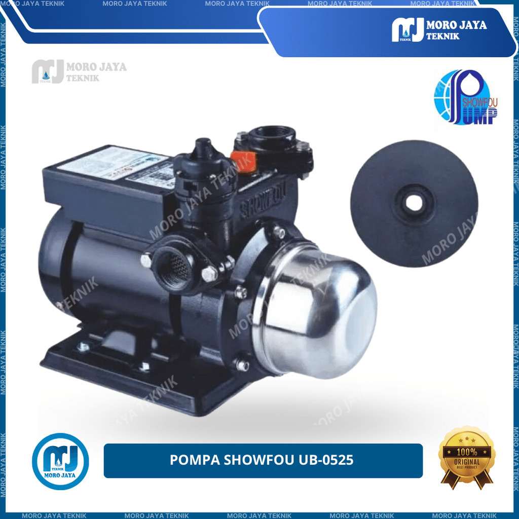 Jual Pompa Booster Centrifugal Showfou UB-0525 0,5Hp 1Phase 220V ...