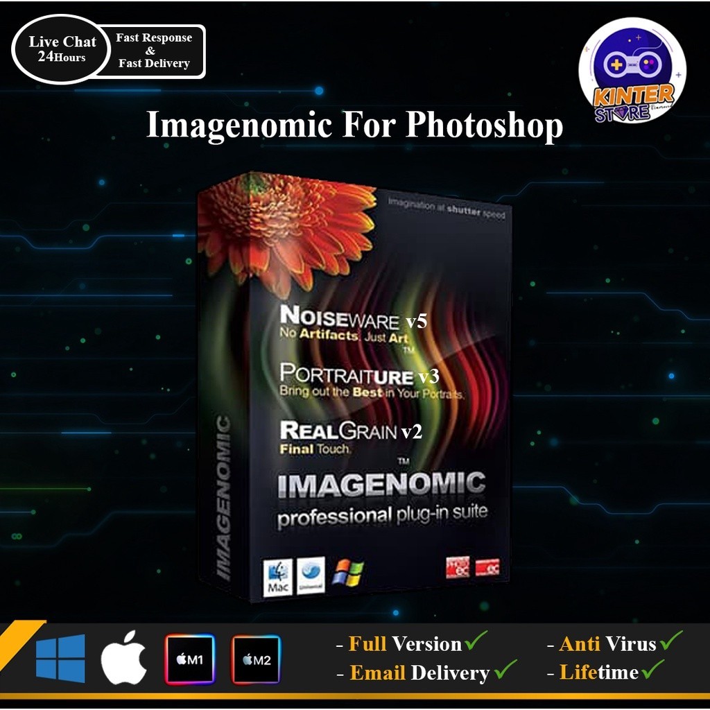 Jual Imagenomic / Imagenomic Noiseware / Imagenomic Portraiture / Imagenomic Realgrain For ...