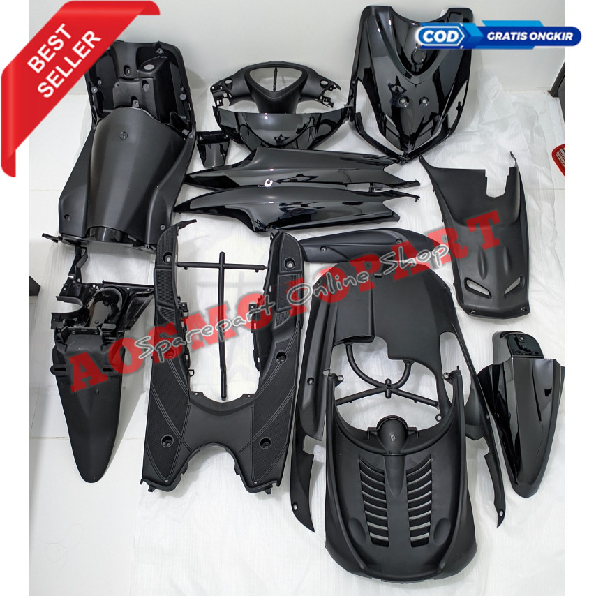 Jual Full Body Mio smile Mio lama Karbu 2008 2009 2010 Hitam complete ...