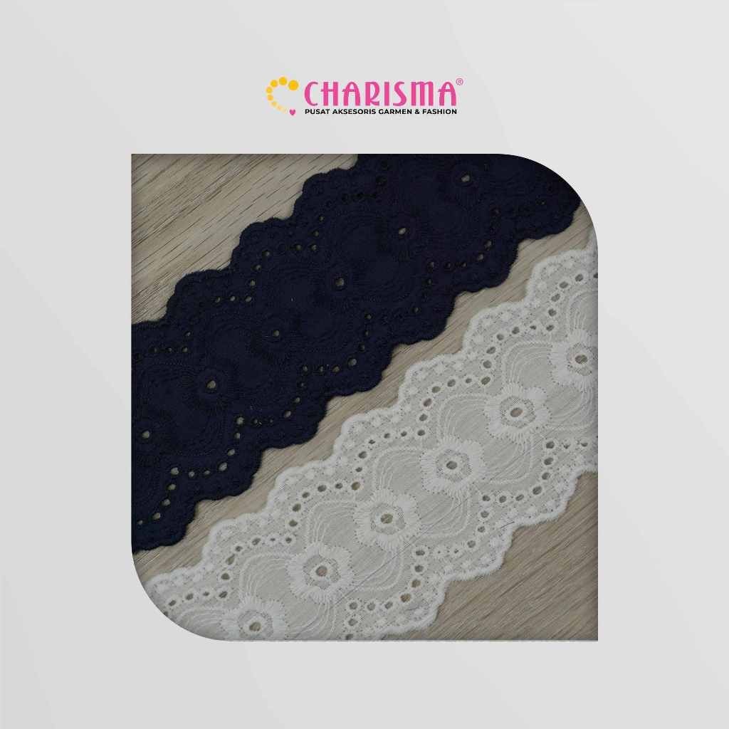 Jual Charisma Renda Katun Lebar 7cm - Renda Katun TC - TL 6143/ Harga ...