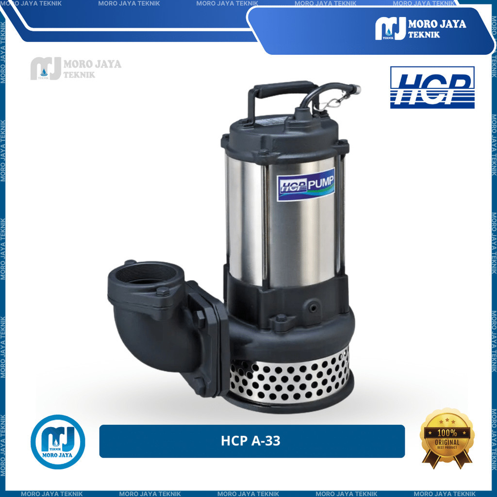 Jual Pompa Celup Air Kotor HCP A-33 / AN-33 2,2Kw 3Hp 3Phase Manual | Shopee Indonesia