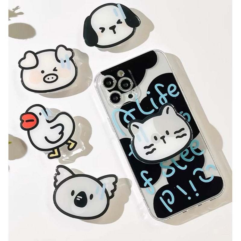 Jual PROMO ANIMAL POPSOCKET MOTIF LUCU / GRIPTOK PHONE HOLDER PUPPY ...