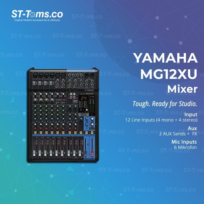 Jual Yamaha MG12XU MG12 XU MG 12XU 12-Channel Mixer Console With ...