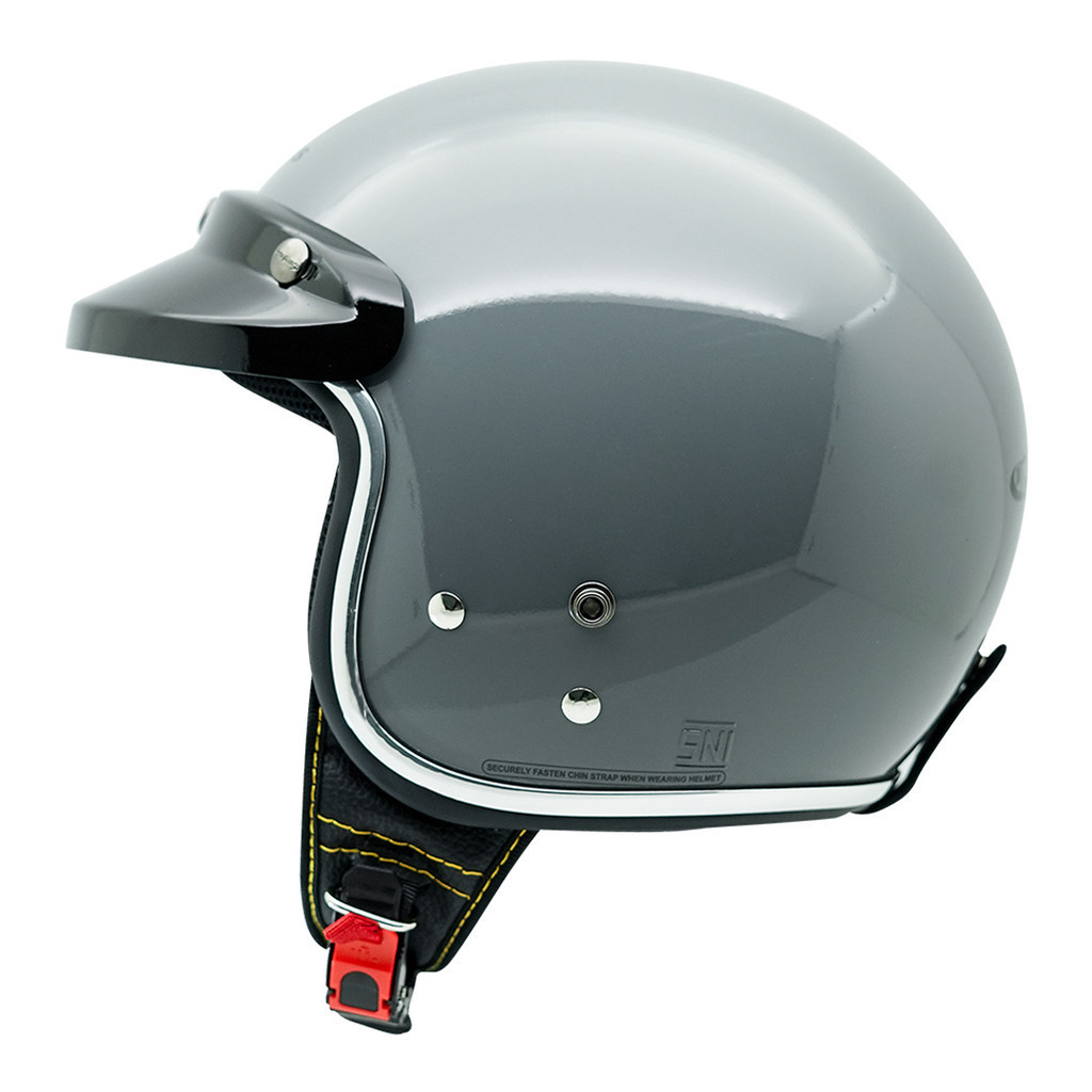 Jual Cargloss CFM 2 Retro Helm Half Face - Modern Grey | Shopee Indonesia