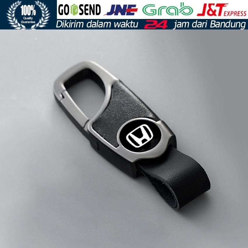 Jual Gantungan Kunci Mobil Logo Honda Keychain Kulit Leather | Shopee ...