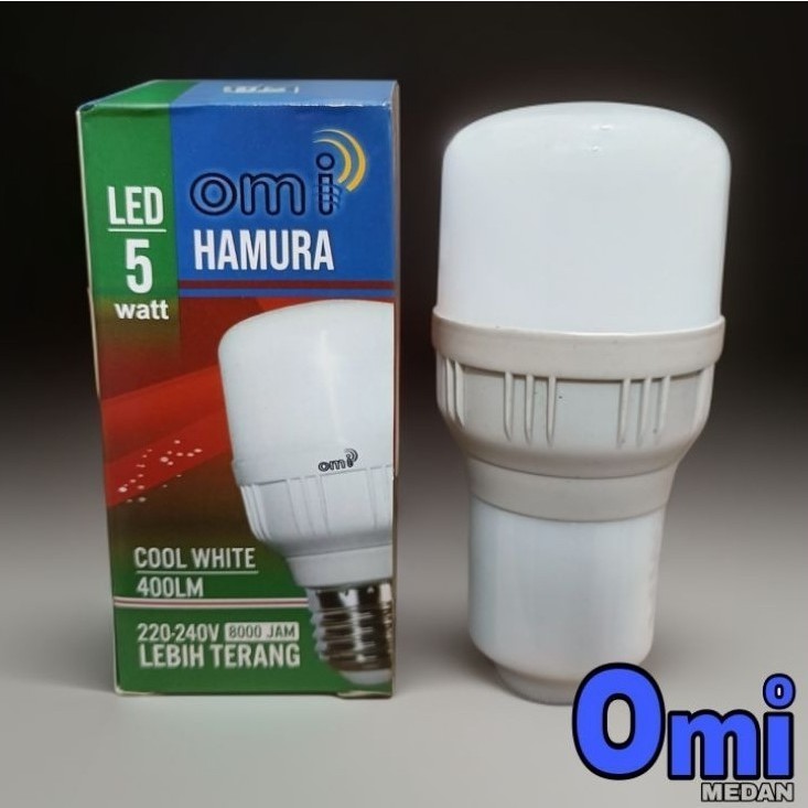Jual TOS OMI HAMURA BOHLAM LAMPU LED TABUNG 5 Watt BOLA LAMPU CAPSULE CAHAYA PUTIH TERANG 5Watt ...